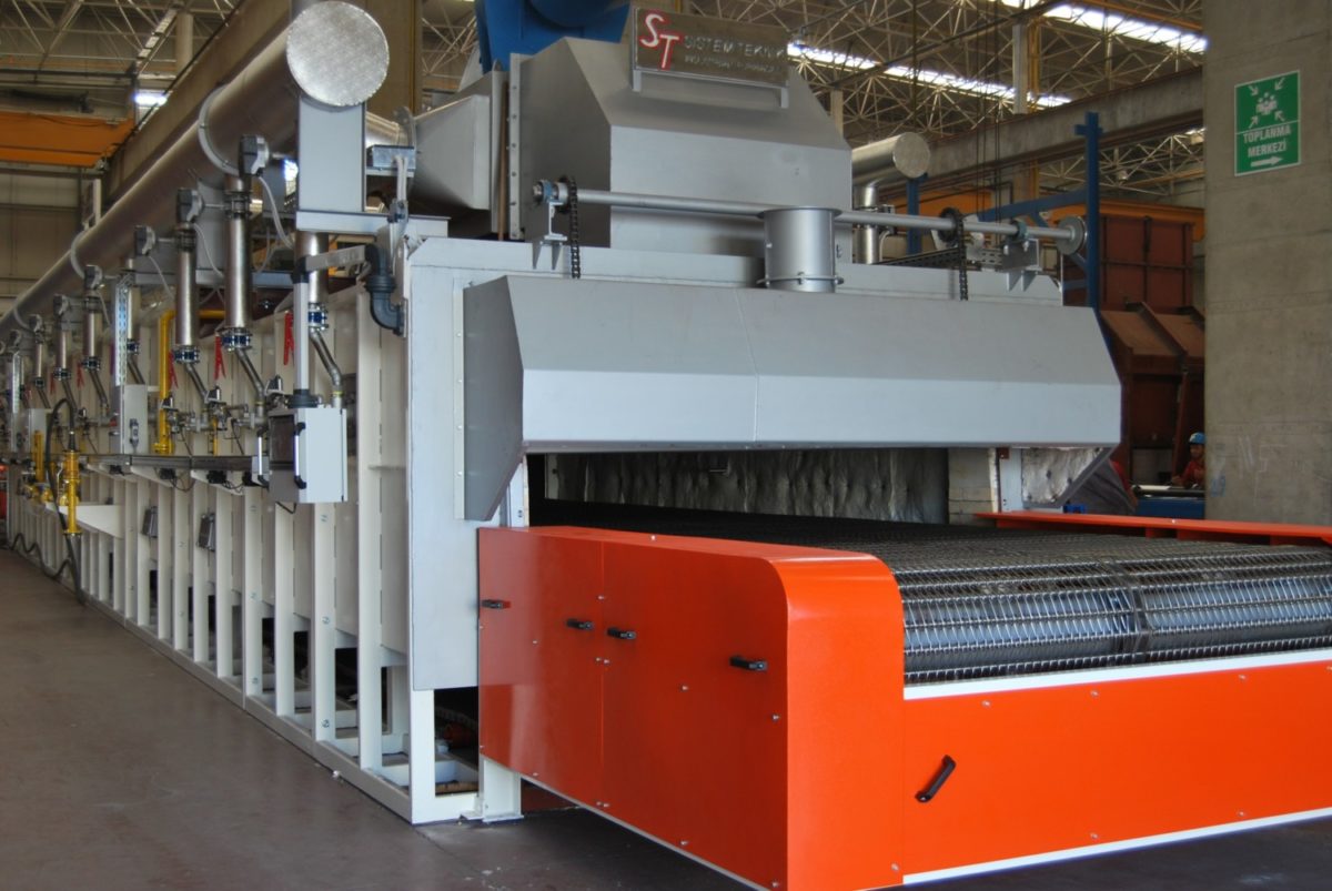 Mesh Belt Conveyor Furnaces - Request an Offer | Sistem Teknik